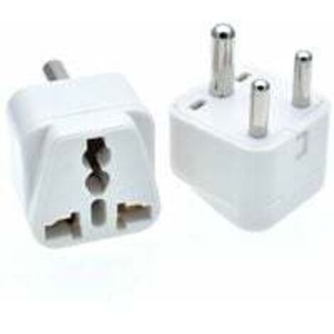 South African Type M Plug Adapter, Safely Grounded Plug, Small Travel ...
