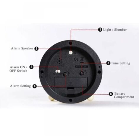 Educational Alarm Clock for Kids - Day/Night, Silent Alarm Clock for ...