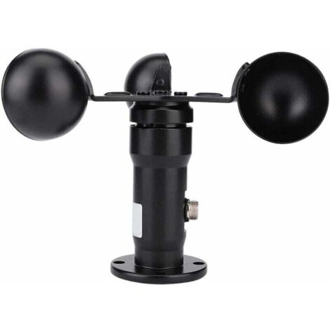 Wind speed sensor – pulse signal output. Aluminum alloy anemometer wind ...