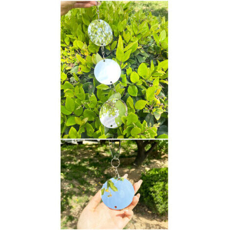 Bird-repellent reflective discs: an effective means of repelling birds