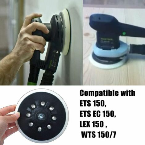 150 mm (6 inch) 8-hole sanding pad compatible with Bosch Festool ETS ...