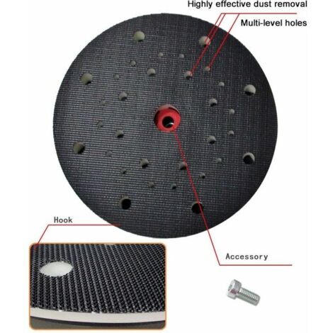 150 mm (6 inch) 8-hole sanding pad compatible with Bosch Festool ETS ...