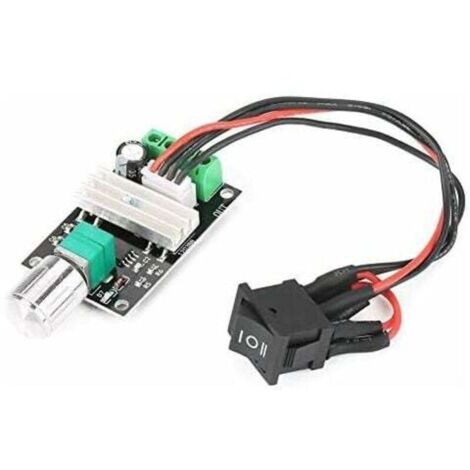 12 Volt Motor Speed Controller, DC Motor Speed Controller, 6V 12V 24V ...