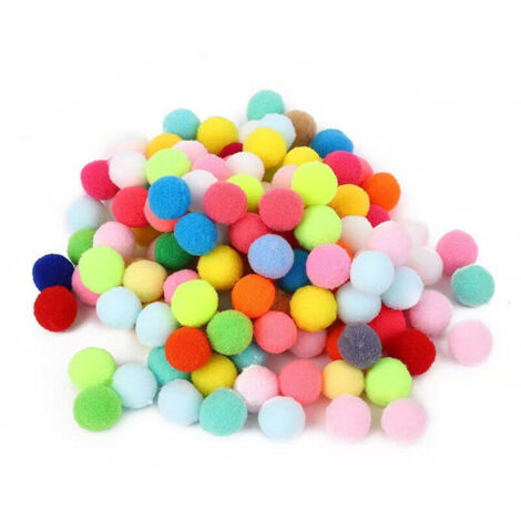 50pcs (Random Color) 3cm Cat Toy Balls, Soft Colorful Cat Balls, Cat ...