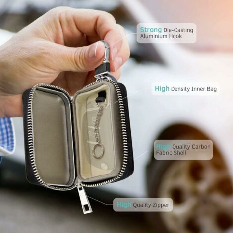 Car Key Case, RFID Blocking Car Key Case, Anti-Theft Keychain Device ...
