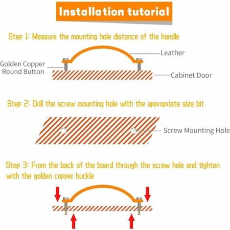 (Green, 128mm) Set of 4 Leather Furniture Handles, Cabinet Door Knobs, Leather Drawer Knobs ...