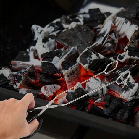 Fire Tongs Charcoal Tong Stainless Steel BBQ BBQ Charcoal Tong Charcoal ...