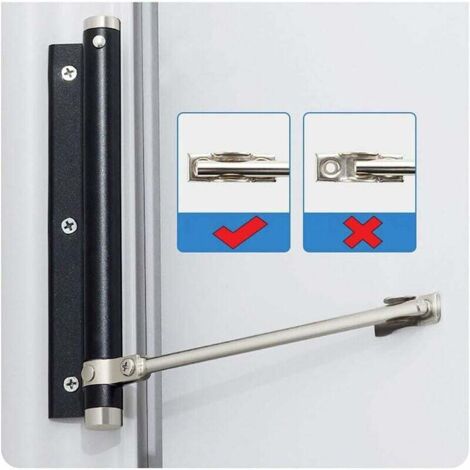 Adjustable Surface Mount Aluminum Alloy Spring Door Closer Automatic ...