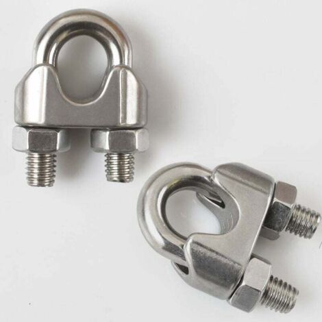 Set of 6 M10 9.5mm cable ties in 304 stainless steel