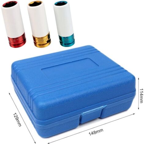 Socket Set, Impact Sockets for Alloy Wheels, Screwdriver Bit, Tire ...