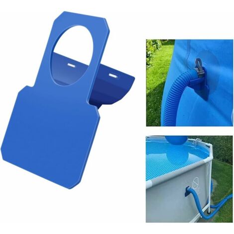 Set of 2 blue pool hose supports - Pool hose accessories with puncture ...