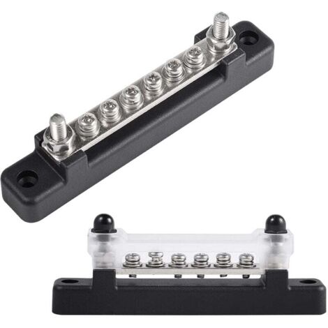 6-Position Busbar Terminal Block, 130A/150A, for Marine Power ...