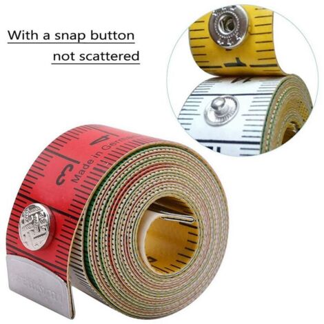 Double-sided tailor's measuring tape, soft 1.5m 60 inch tailor's tape ...