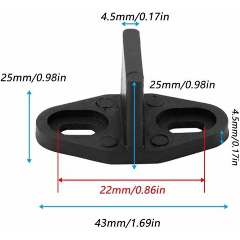 Heavy-Duty Floor Guide, Door Floor Guide, Adjustable Wall-Mounted Floor ...