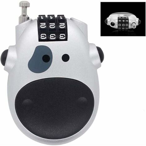 Anti-theft Bicycle Chain Lock - Three-Digit Combination Lock ...