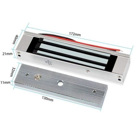 Waterproof Magnetic Electric Lock 180 kg 350LBS Electromagnetic Lock ...