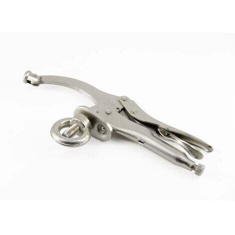 22.9 cm locking clamp for press drill, drill vise, heavy-duty locking ...