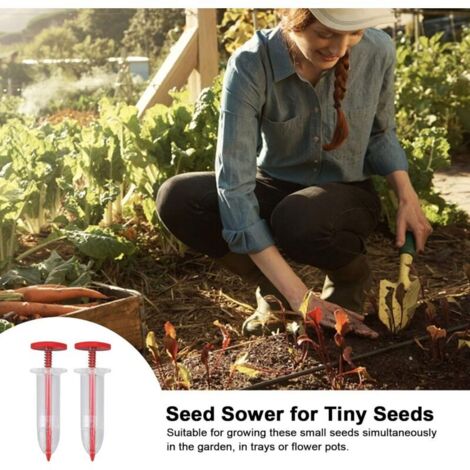 2pcs Seed Dispenser, Portable Seed Sower - Easily Plant Seeds, Mini ...