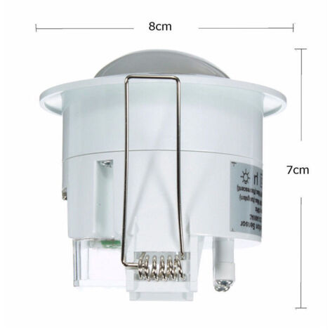 Ceiling-mounted infrared motion detector, indoor lighting control, 360 ...