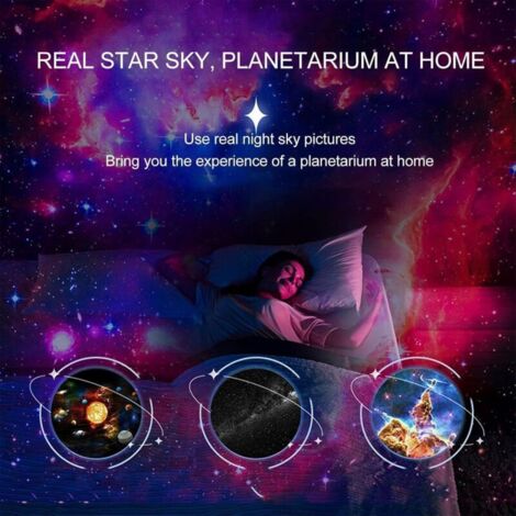 13-in-1 HD Starry Sky Projector for High Ceilings, 360° Rotating ...