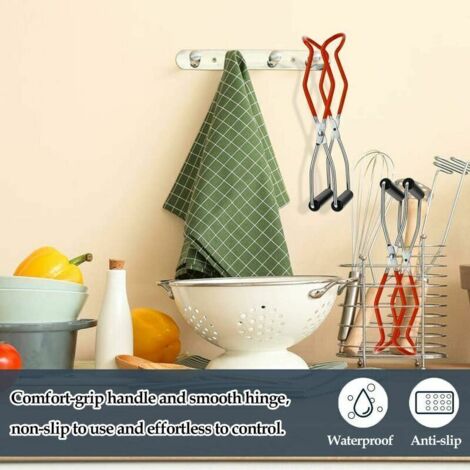 Stainless Steel Canning Jar Clamps with Handle for Lifting Hot Canning ...