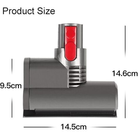 Mini Turbo Motor Mattress Brush Compatible with Dyson V8, V10 and V11 ...