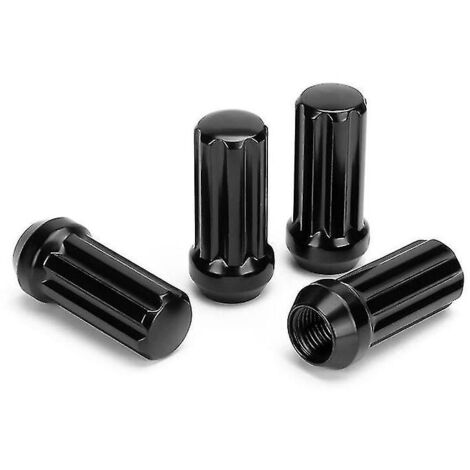 M14x1.5 Wheel Nuts 24pcs 14mm x 1.5mm 7 Teeth Drive Bevel Gear Nuts 5cm ...