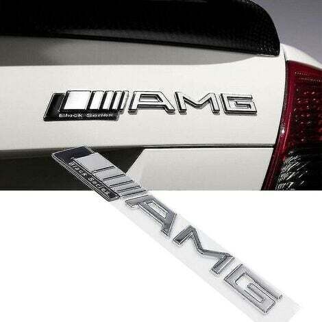 AMG Black Series chrome trunk emblem for all Mercedes-AMG models