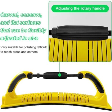 Adjustable Radius Flexible Sanding Block for Longboard, Flexible ...