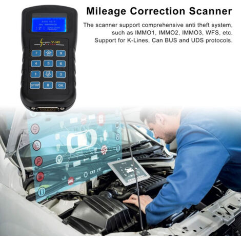 K+CAN V4.8 Diagnostic PIN Code Reader for Replacement Mileage ...