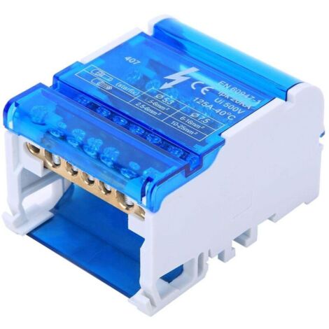 Terminal Block Distribution Box, Wiring Block, Power Distribution, 4 ...