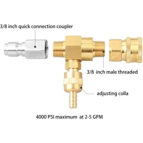 Adjustable Chemical Injection Kit for Pressure Washers, Soap Injector ...