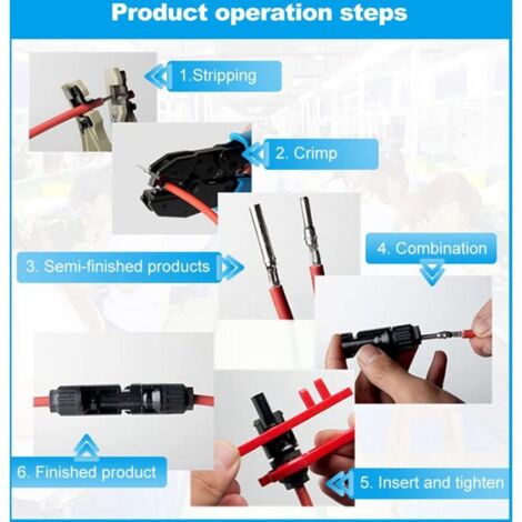High Performance Solar Extension Cable, 6mm² Safe Solar Panel Cable ...