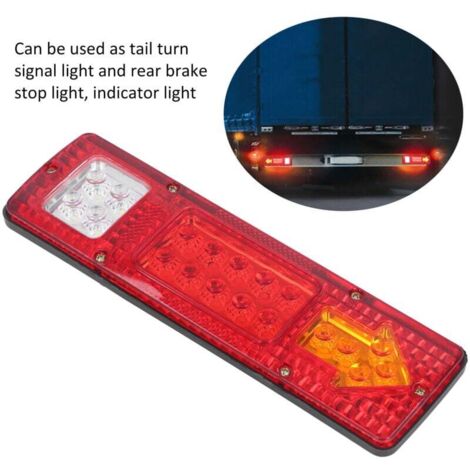 19 LED 12V LED Rear Lights for Trucks, Caravans, Vans, Boat Trailers