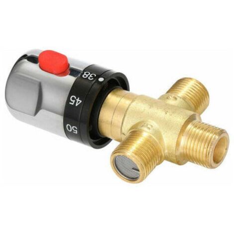 Adjustable thermostatic bathroom mixer tap, brass water mixer tap, hot ...