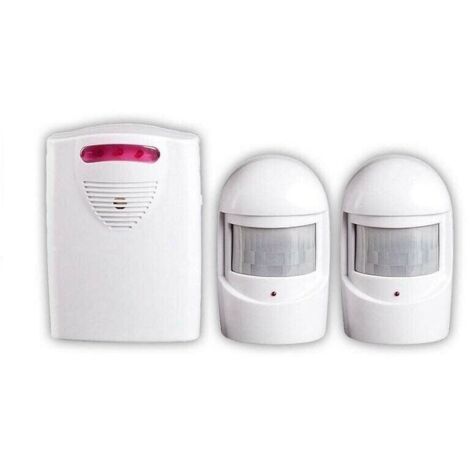 Security Alarm Systems, 1 Receiver and 2 Weatherproof PIR Motion ...
