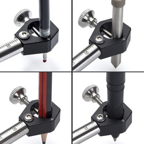 DIY dual-purpose wooden scribe tools with multifunctional drawing lines ...