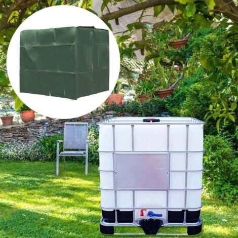Water tank cover, cover for 1000 L IBC tank, dustproof, UV-resistant ...