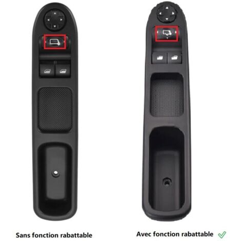 13-pin folding electric window regulator switch for 207 207SW 207CC ...