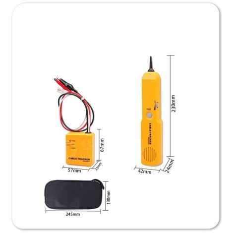 Wire Tracer, Electrical Network Cable Tester, Tone Generator and Probe ...