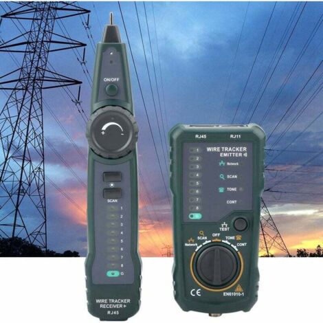 Multifunctional Wire Tracker, Telephone Network Cable Tester FY868 RJ45 ...