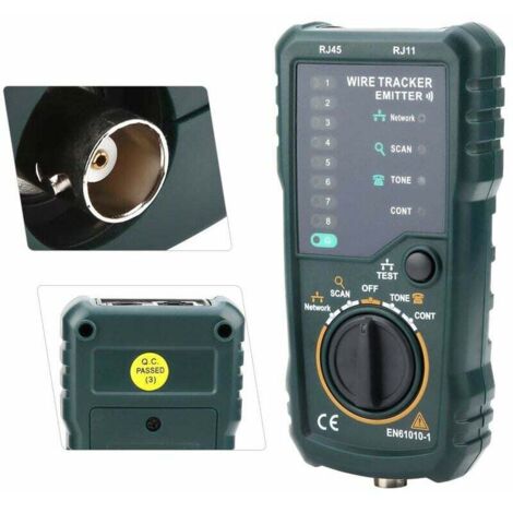 Multifunctional Wire Tracker, Telephone Network Cable Tester FY868 RJ45 ...