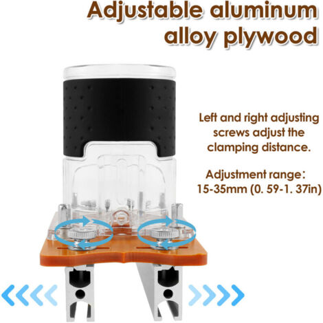 2-in-1 Invisible Fixing Slot Support, Router Base for Woodworking ...