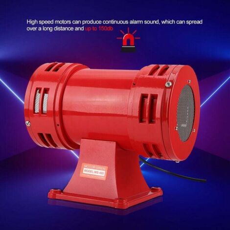 150DB Industrial Electric Motor Driven Siren, Continuous Security Alarm ...