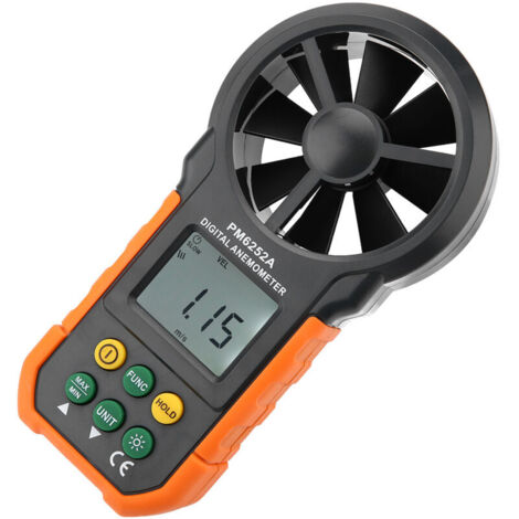 PEAKMETER PM6252A Digital Wind Speed Meter Air Volume Anemometer