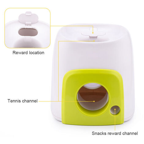 Interactive Automatic Ball Launcher for Dogs - Food Reward Machine ...