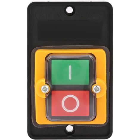 Push Button Switch, AC220V/380V 10A Waterproof Push Button Safety ...