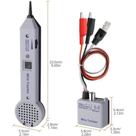 200EP Wire Tracer Kit, Network Wire Tracer Circuit Tester, Cable ...