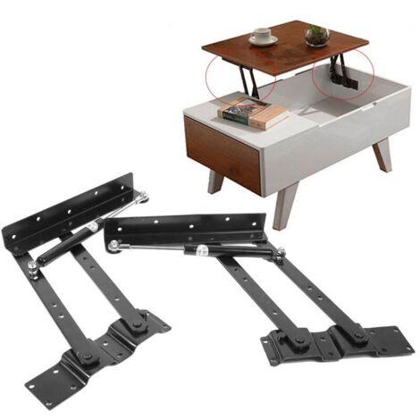 Folding Coffee Table Hinge Lift-Up Mechanism Spring-Loaded Tray 1 Pair