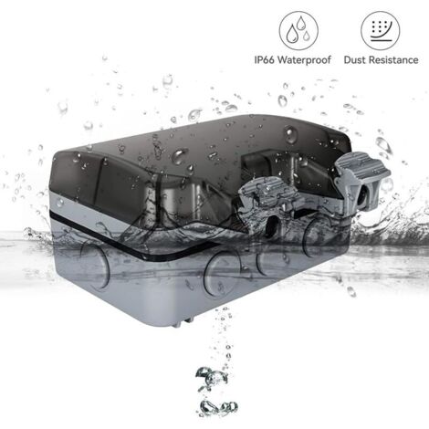 Complete 16A IP66 Outdoor Waterproof Socket with Switch, Waterproof ...